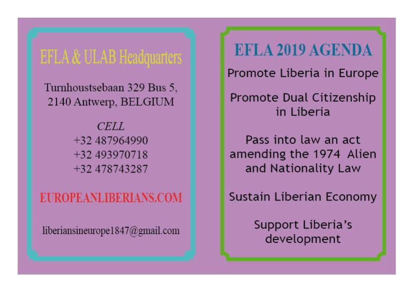 EFLA Aims – LIBERIANS IN EUROPE – European Federation of Liberian ...